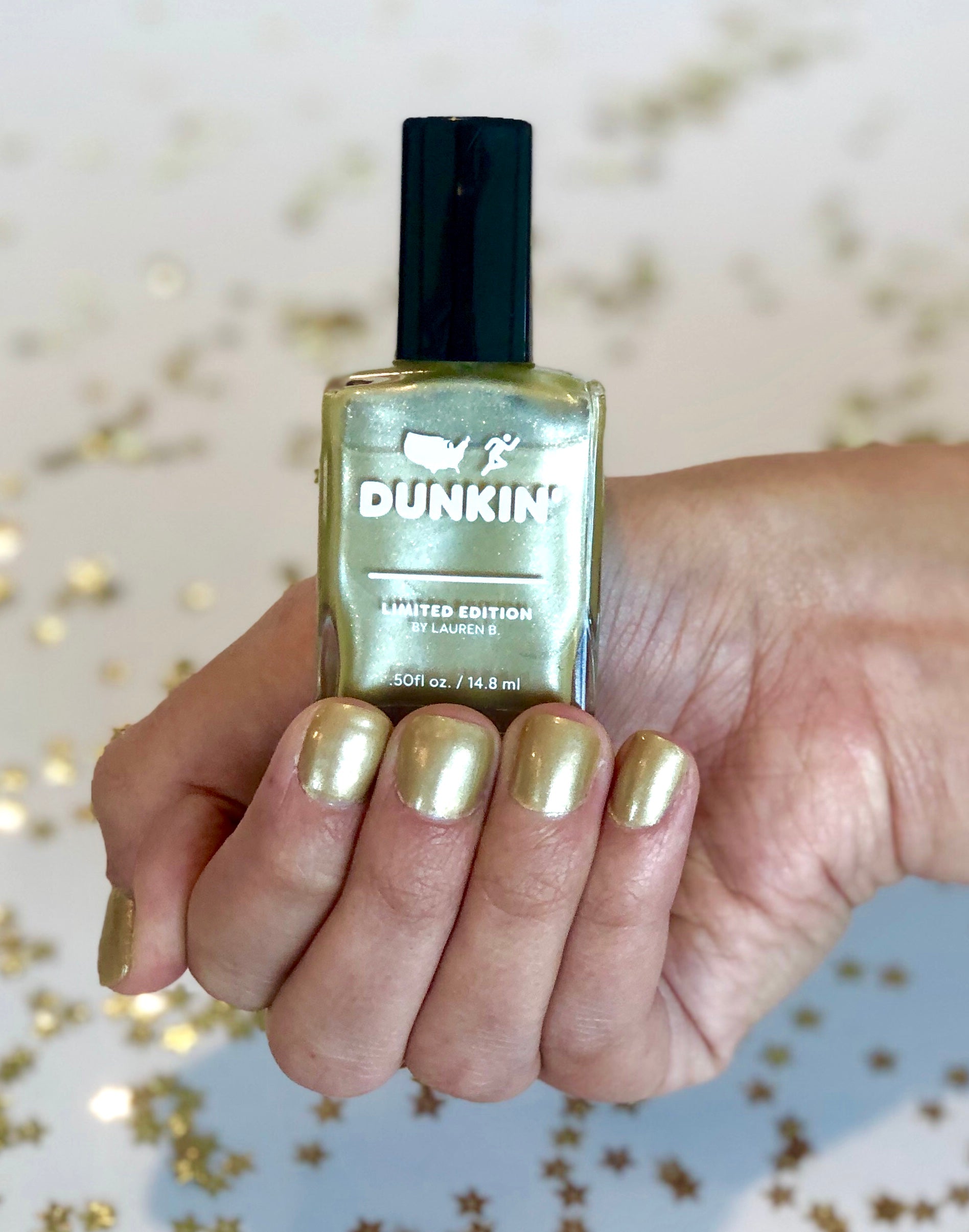 Glow Gold- Limited Edition Dunkin' Nail Polish – laurenbbeauty